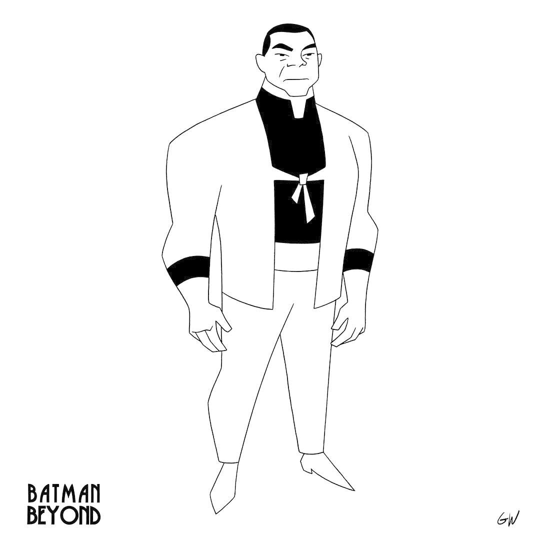 Batman Beyond Coloring Page