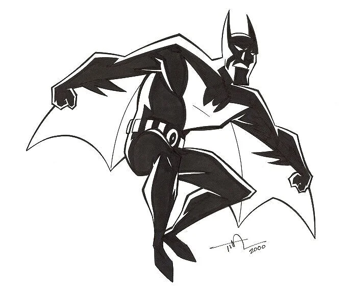How To Draw Batman Beyond Step By Step
