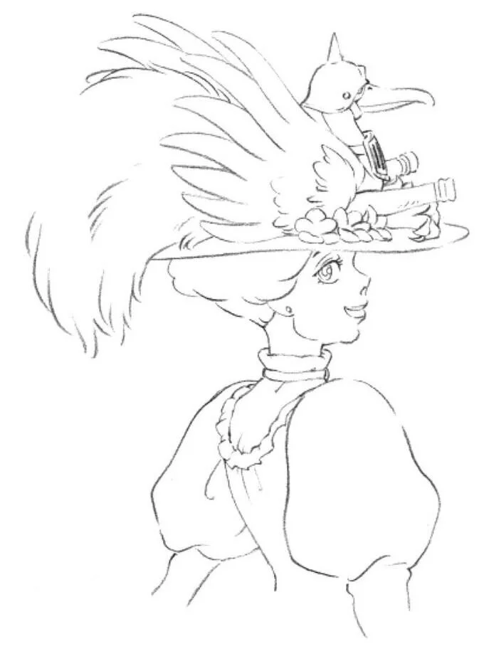 Howls Moving Castle Coloring Pages [2025]