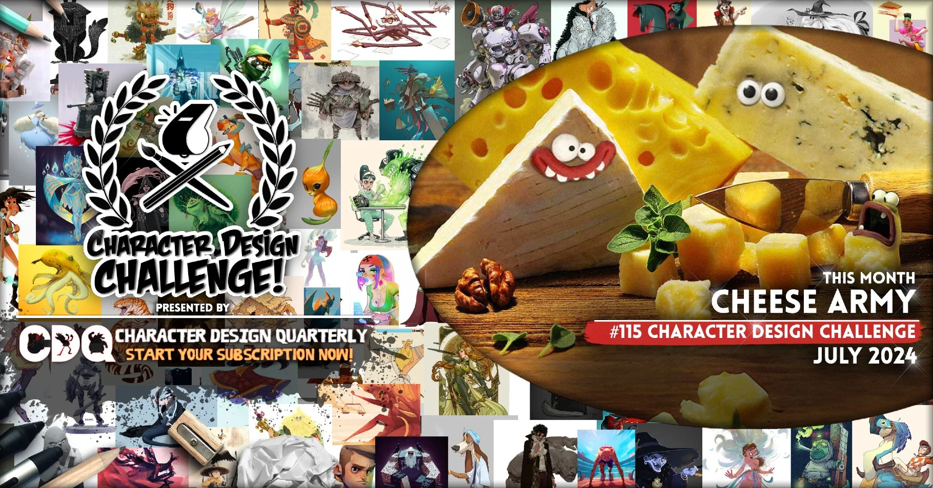 Theme of the Month: Cheese Army!