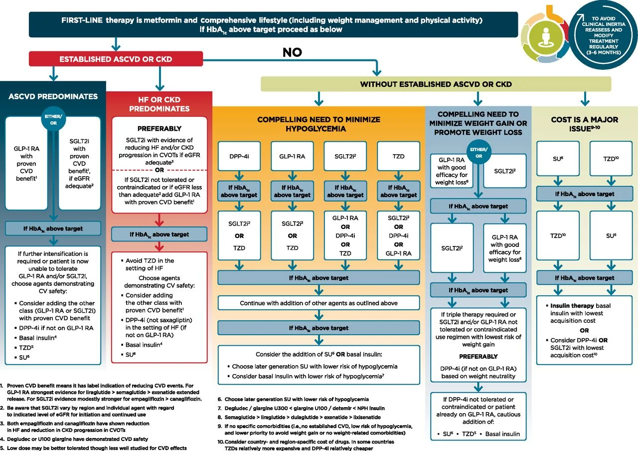 Diabetes Treatment Chart