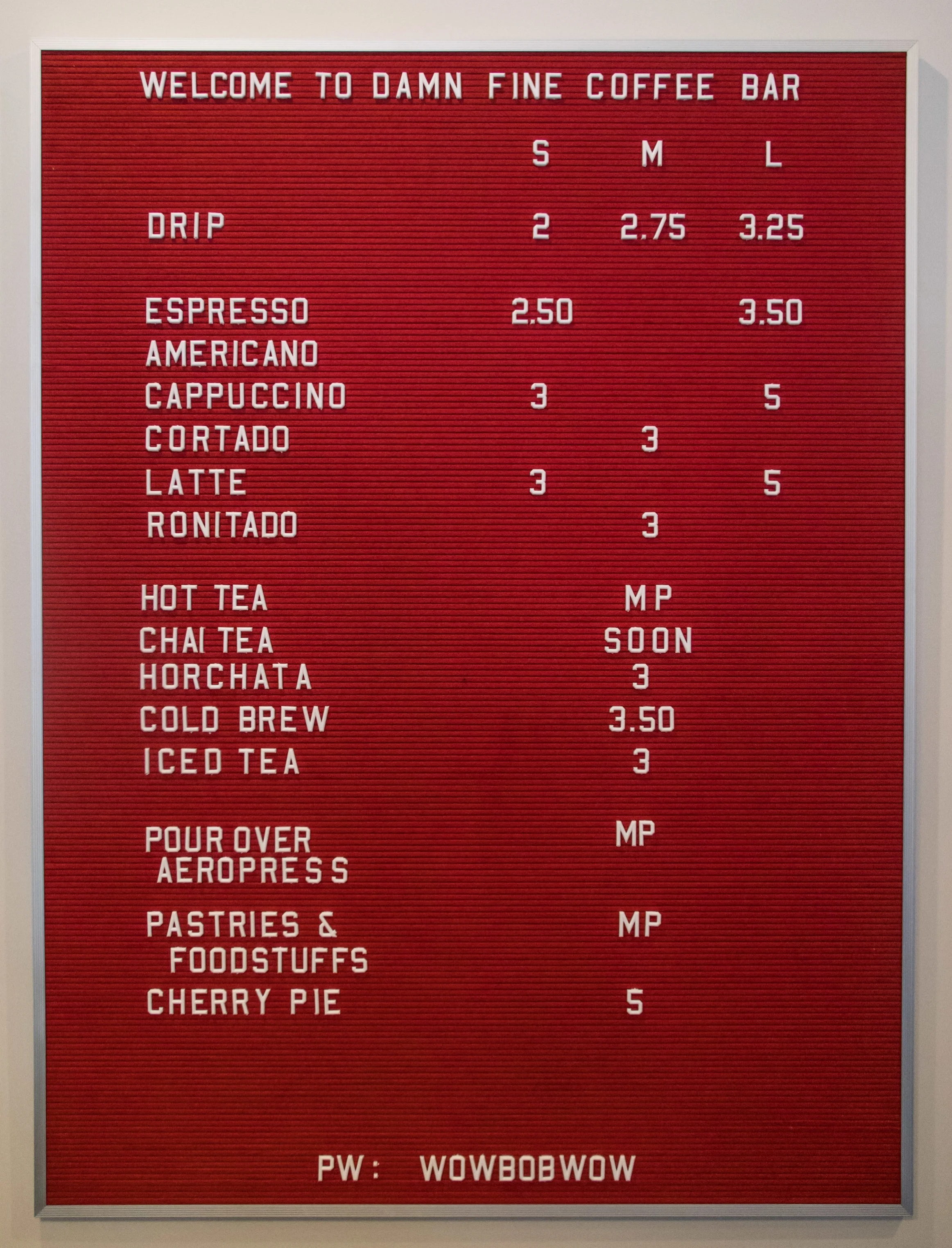 Damn Fine Coffee Bar