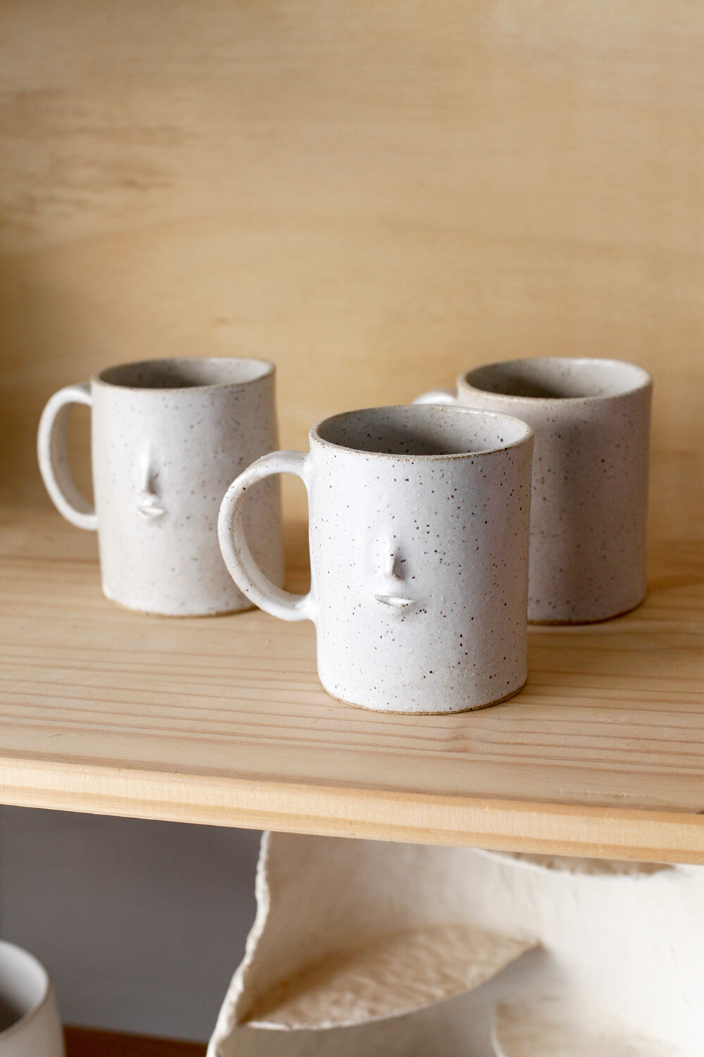 Mugs Gift Set - Face Mug in white — rami kim studio