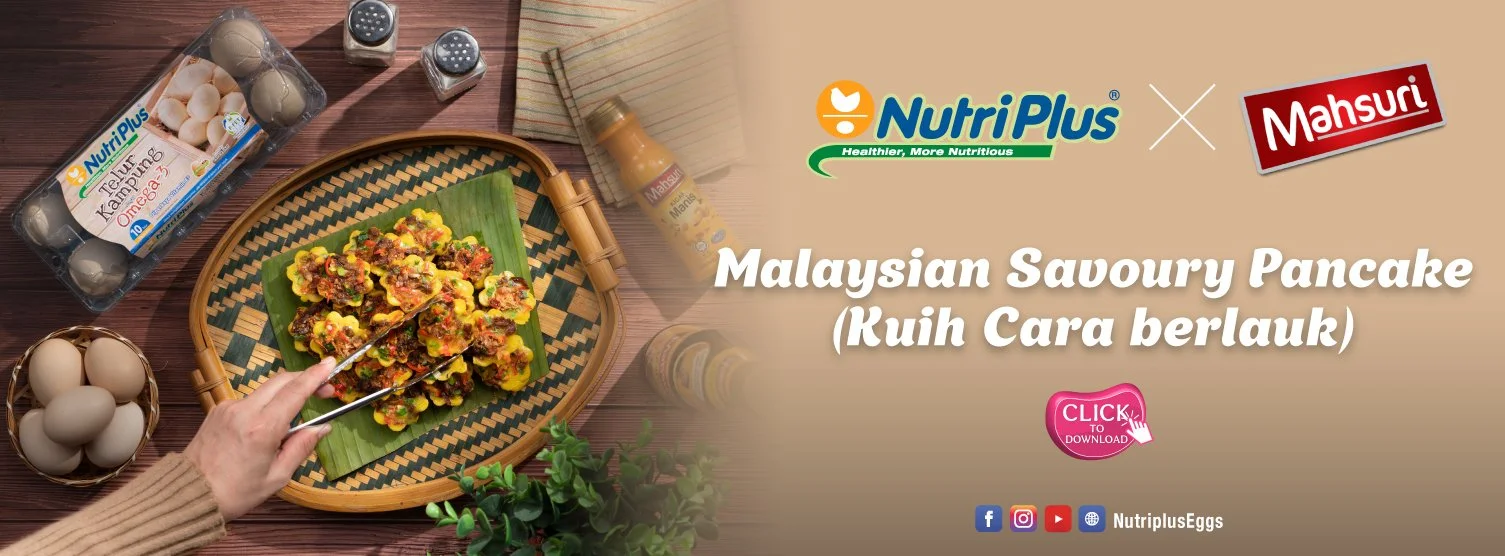 Malaysian Savoury Pancake (Kuih Cara Berlauk)