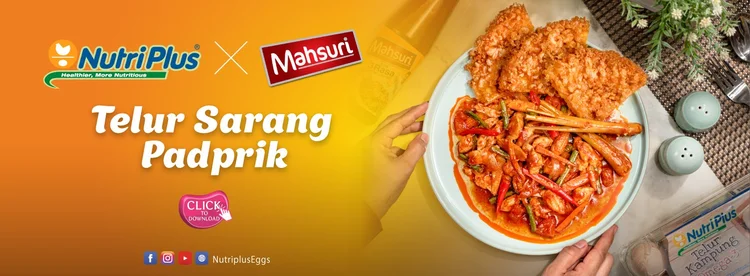 Resepi Telur Sarang Padprik Mahsuri x Nutriplus Citarasaku