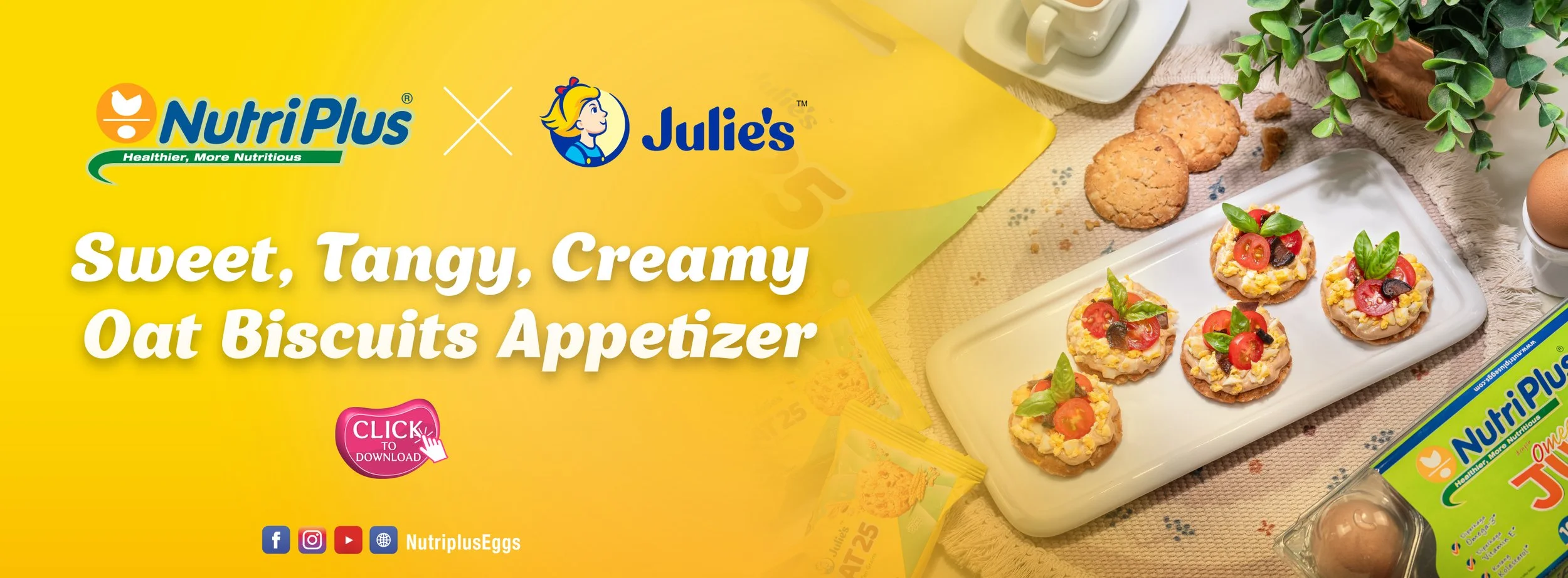 Julie's x Nutriplus Sarapanku Your Daily Treats