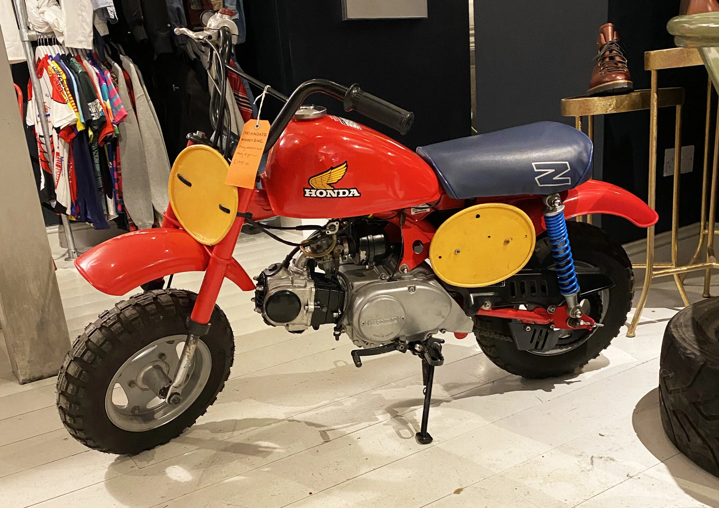 1981 HONDA Z50 MONKEY BIKE — W.D.WINS