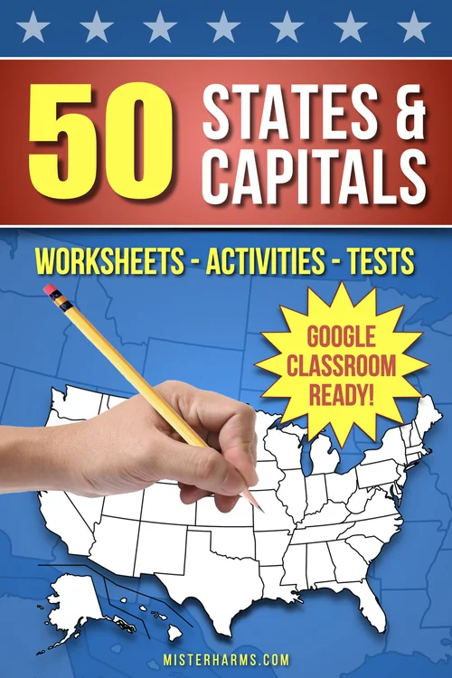 Help Your Students Learn the 50 States and Capitals of the United States