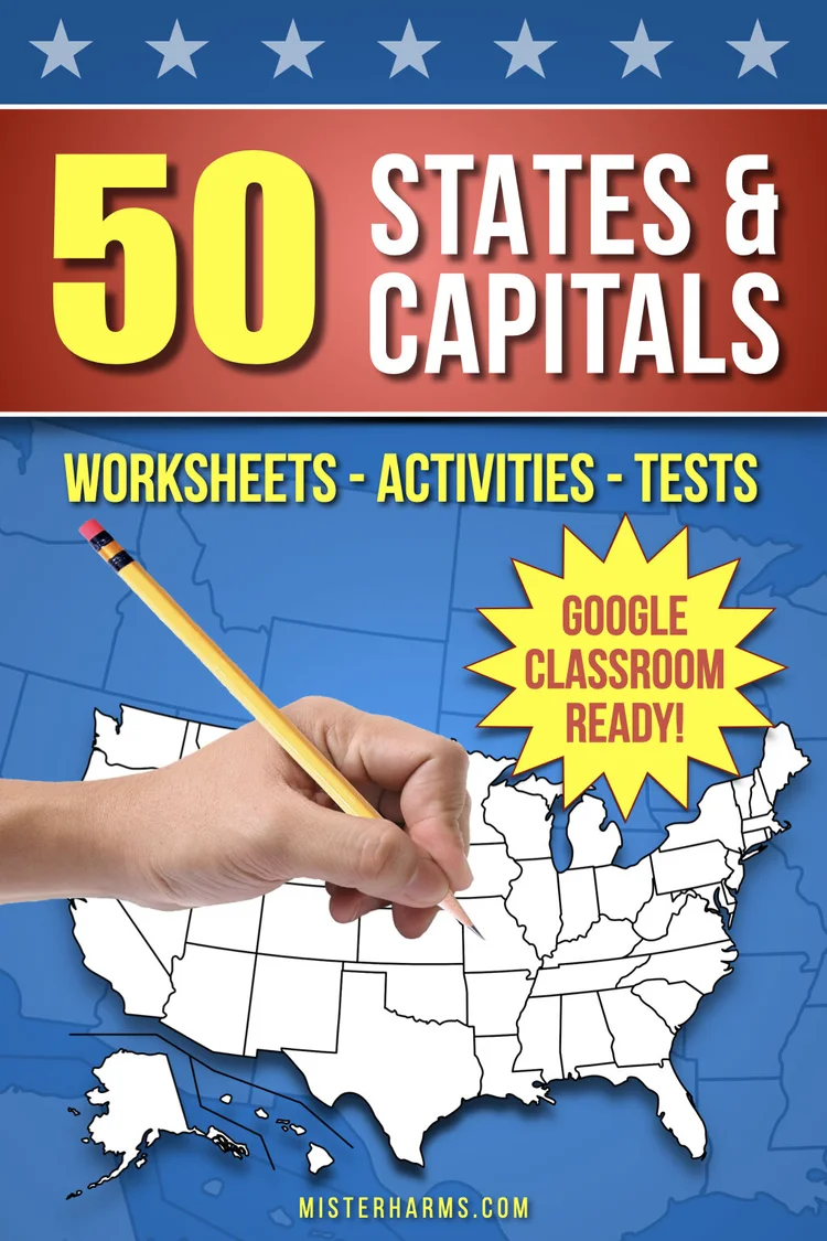 Help Your Students Learn the 50 States and Capitals of the United ...