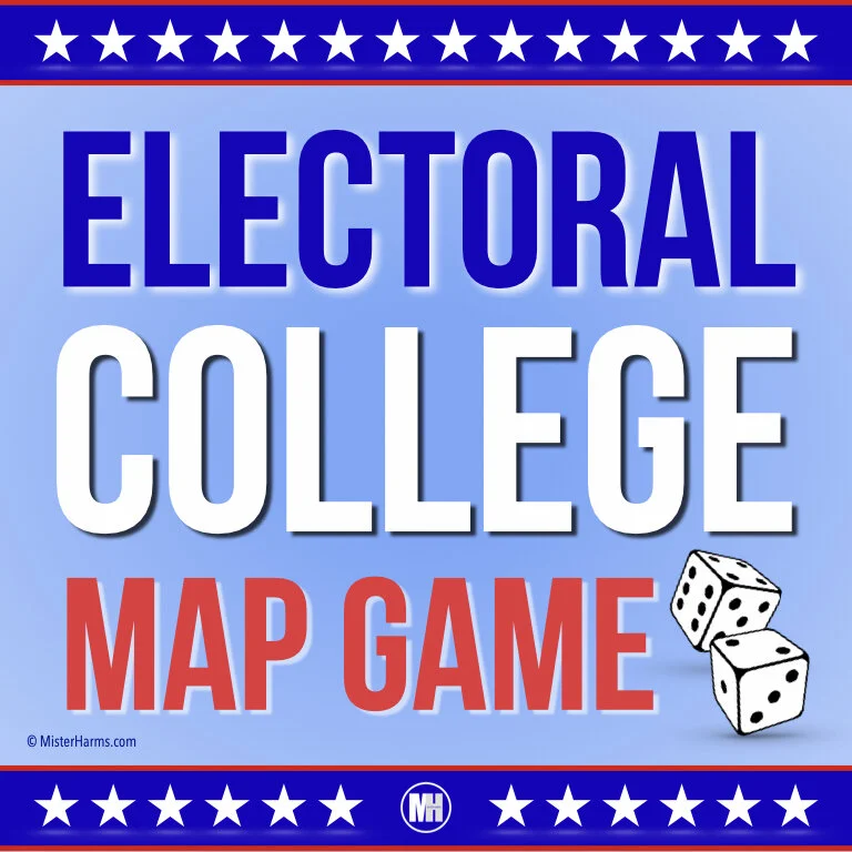 Free Presidential Election Simulation Game | Electoral College Map