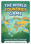 Interactive World Countries Quiz Game: Can You Name Every Country?