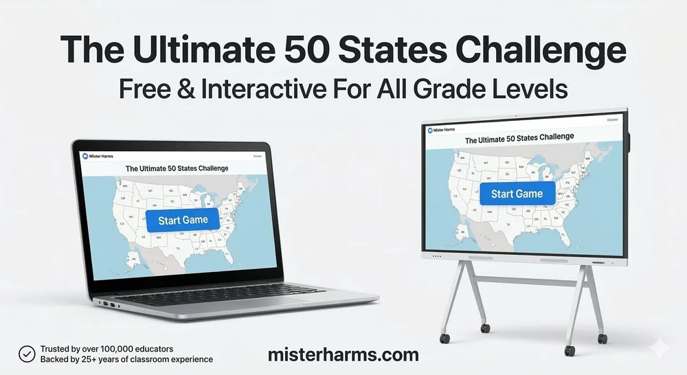 Help Your Students Learn the 50 States and Capitals of the United States