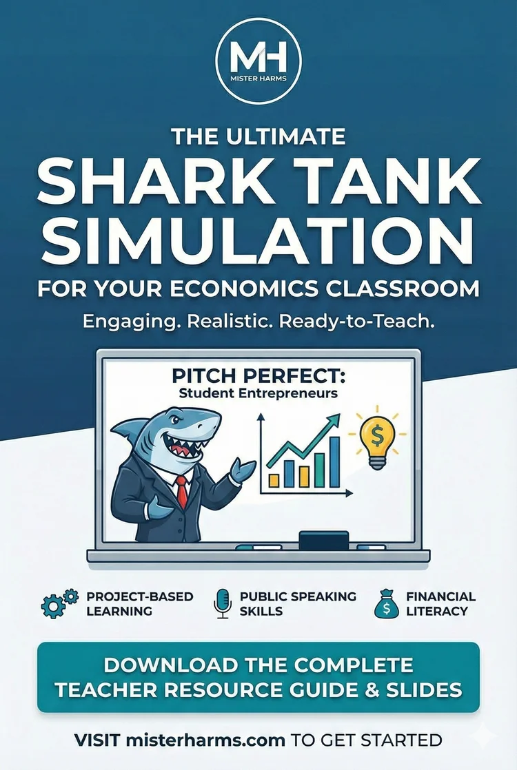 Shark Tank Class Project | Economics Simulation | Middle & High School ...