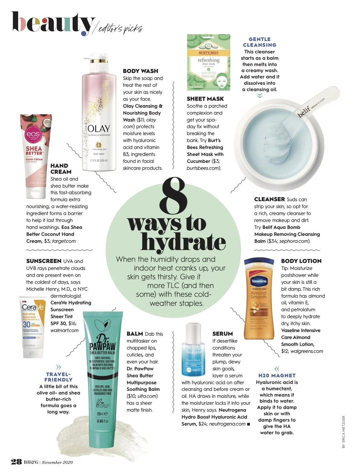 Better Homes & Gardens / November 2020 — Erica Metzger