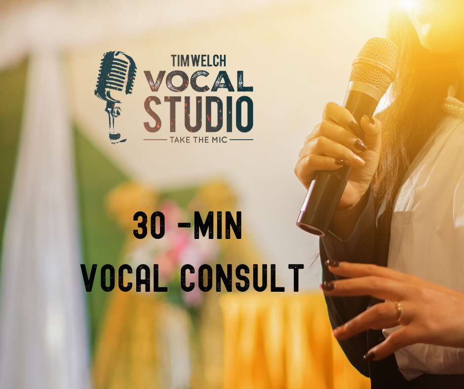 30-min Consult/Trial Lesson — TIM WELCH VOCAL STUDIO