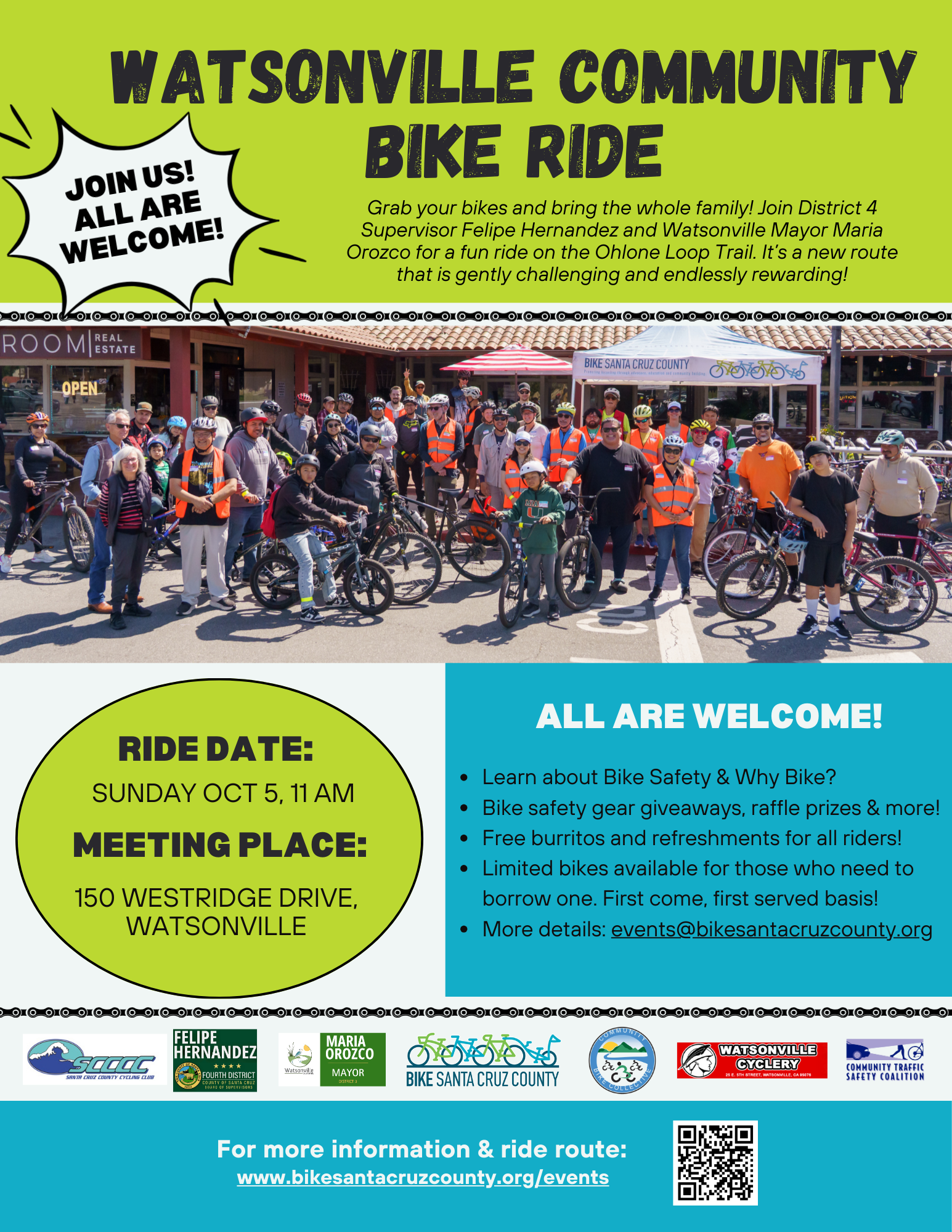Watsonville Community Bike Ride #3 — Bike Santa Cruz County