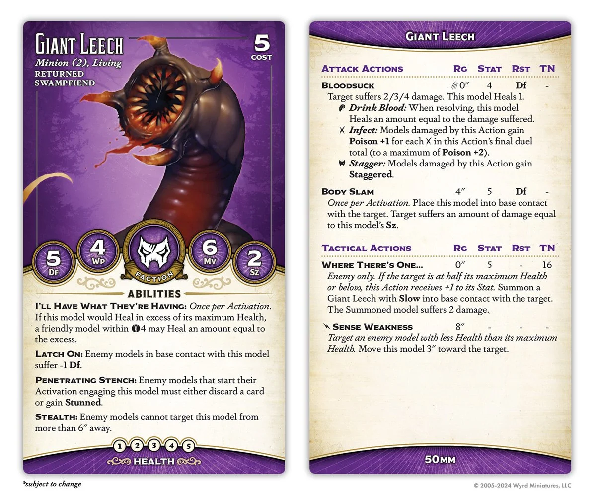 Waldo's Weekly - Bloody Leeches — Wyrd Games