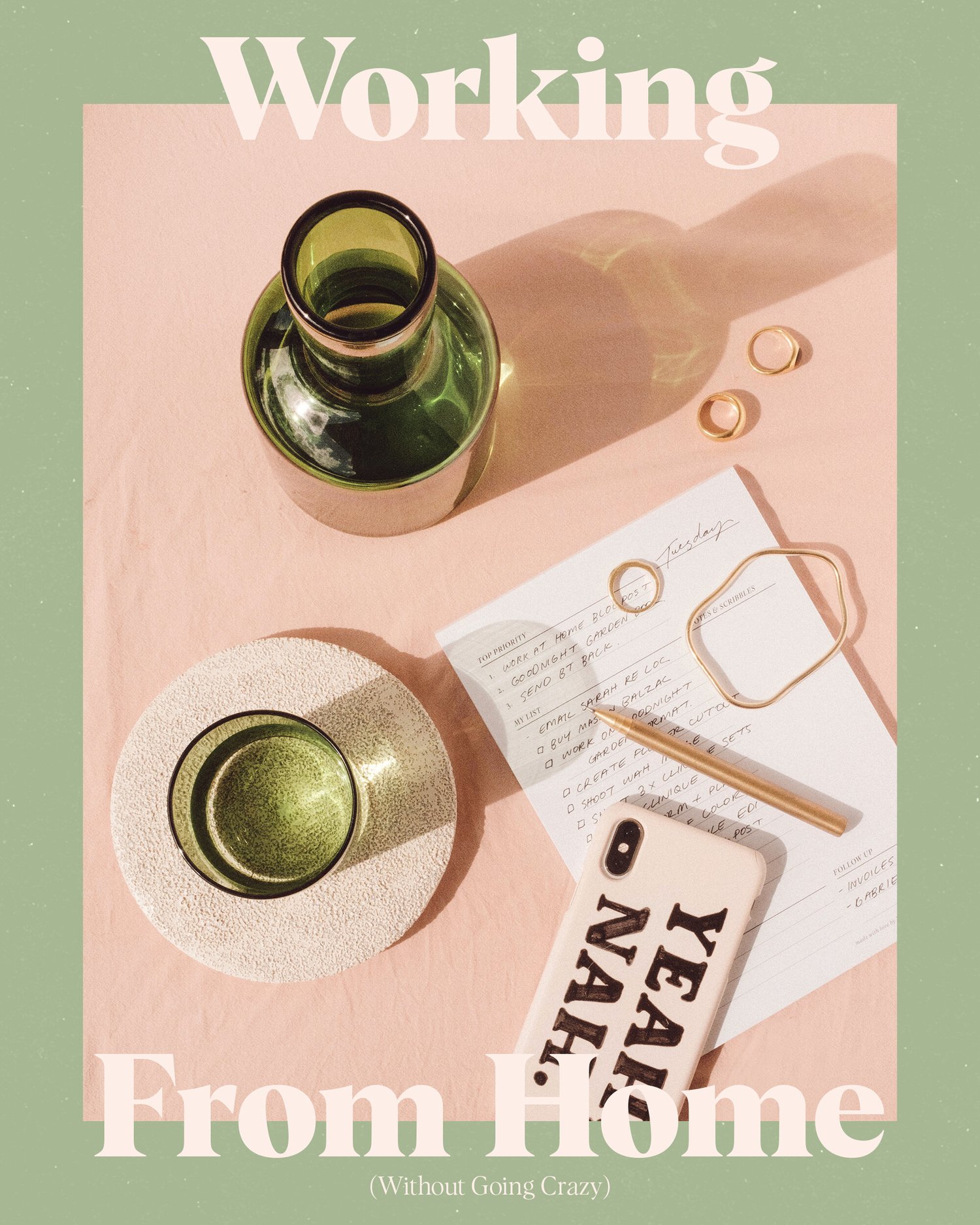 Tips For Working At Home Without Going Crazy — STUDIO JASMINE