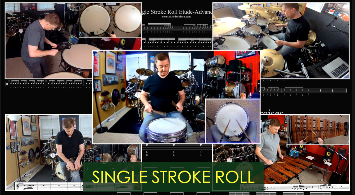 Single Stroke Roll Course — Chris DeChiara
