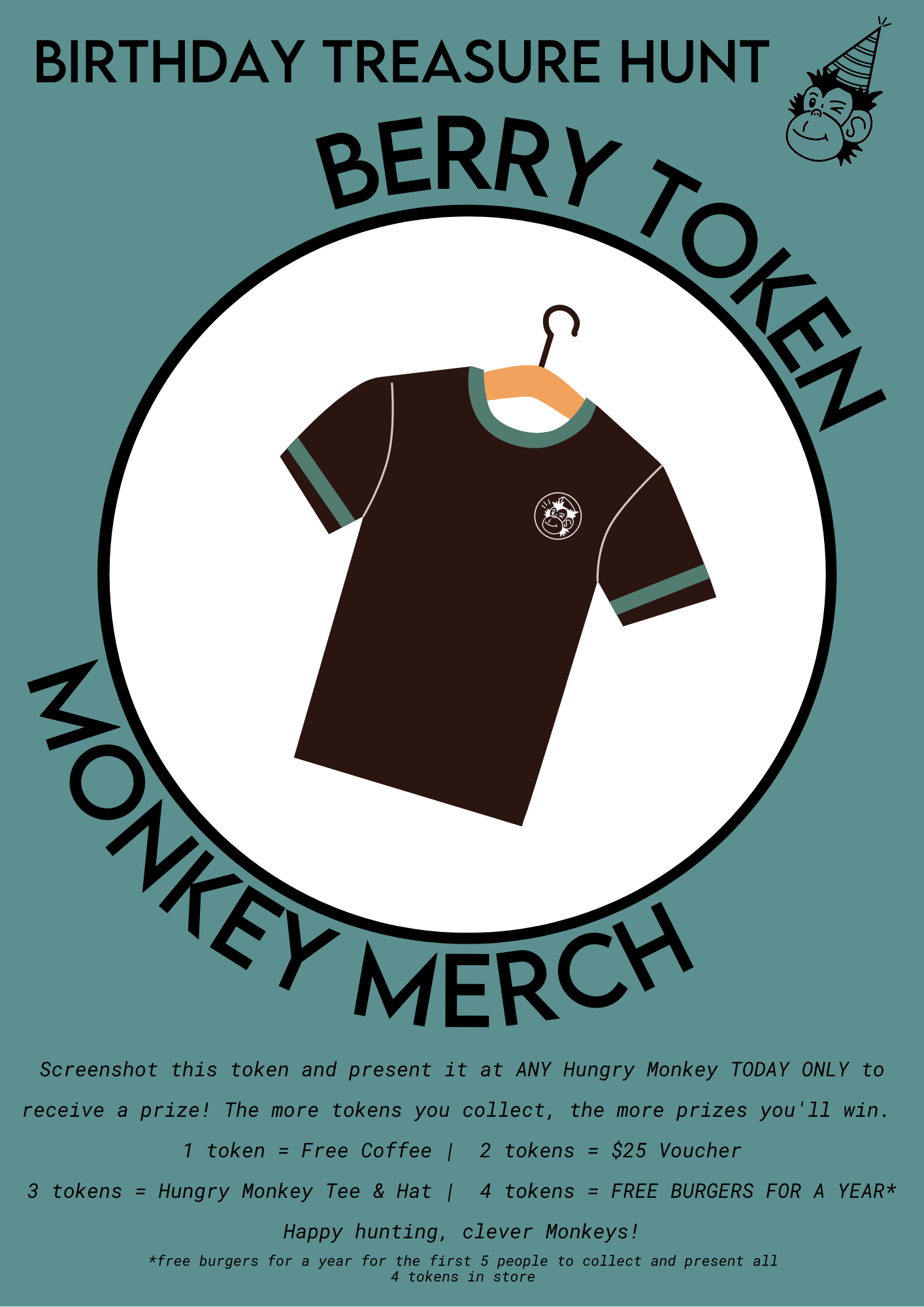 Berry Token — The Hungry Monkey