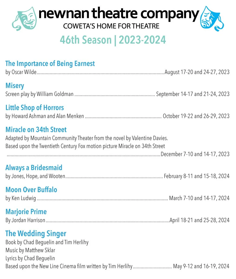 Season Tickets — Newnan Theatre Company