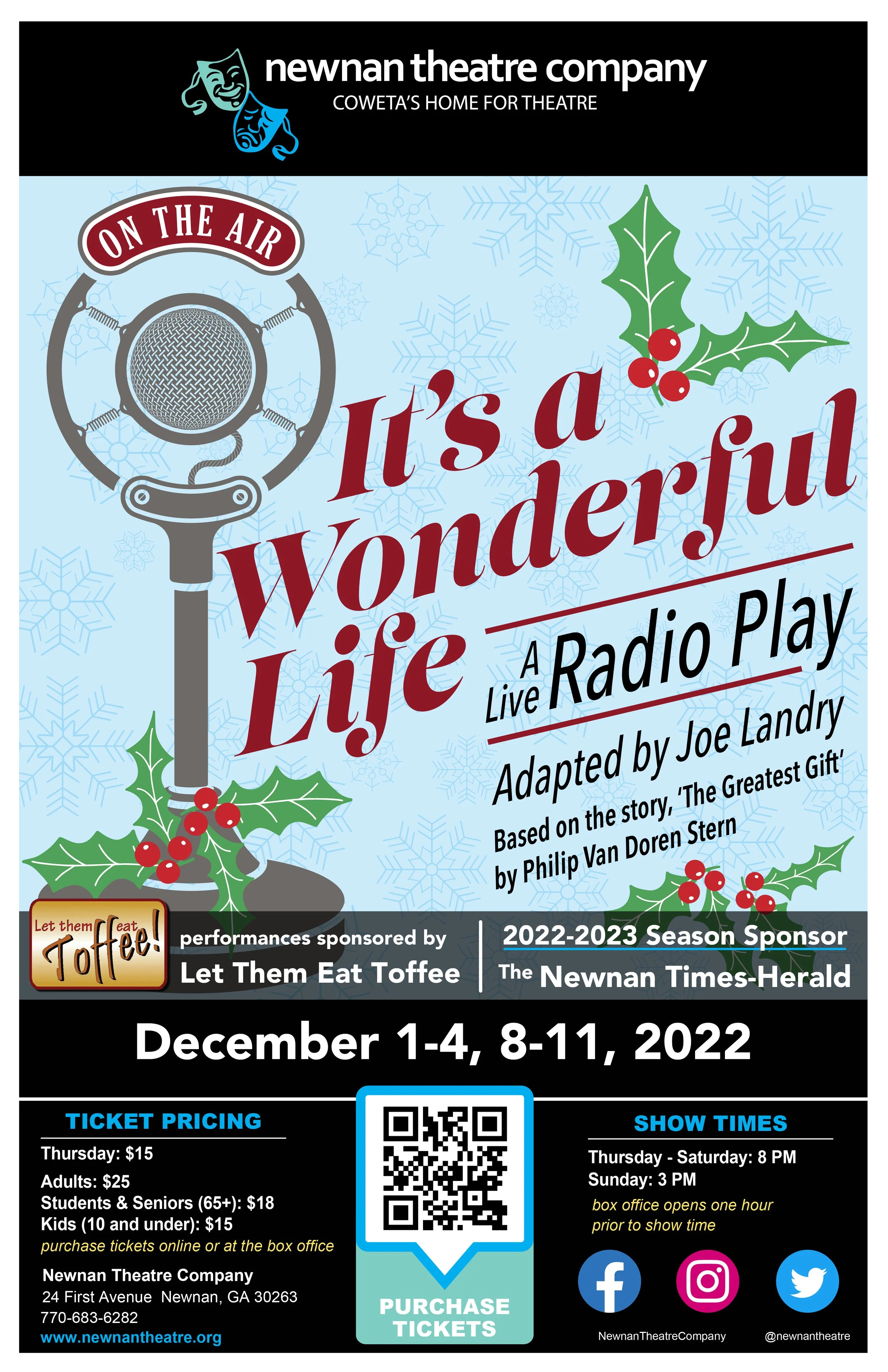 It's A Wonderful Life: Radio Play — Newnan Theatre Company