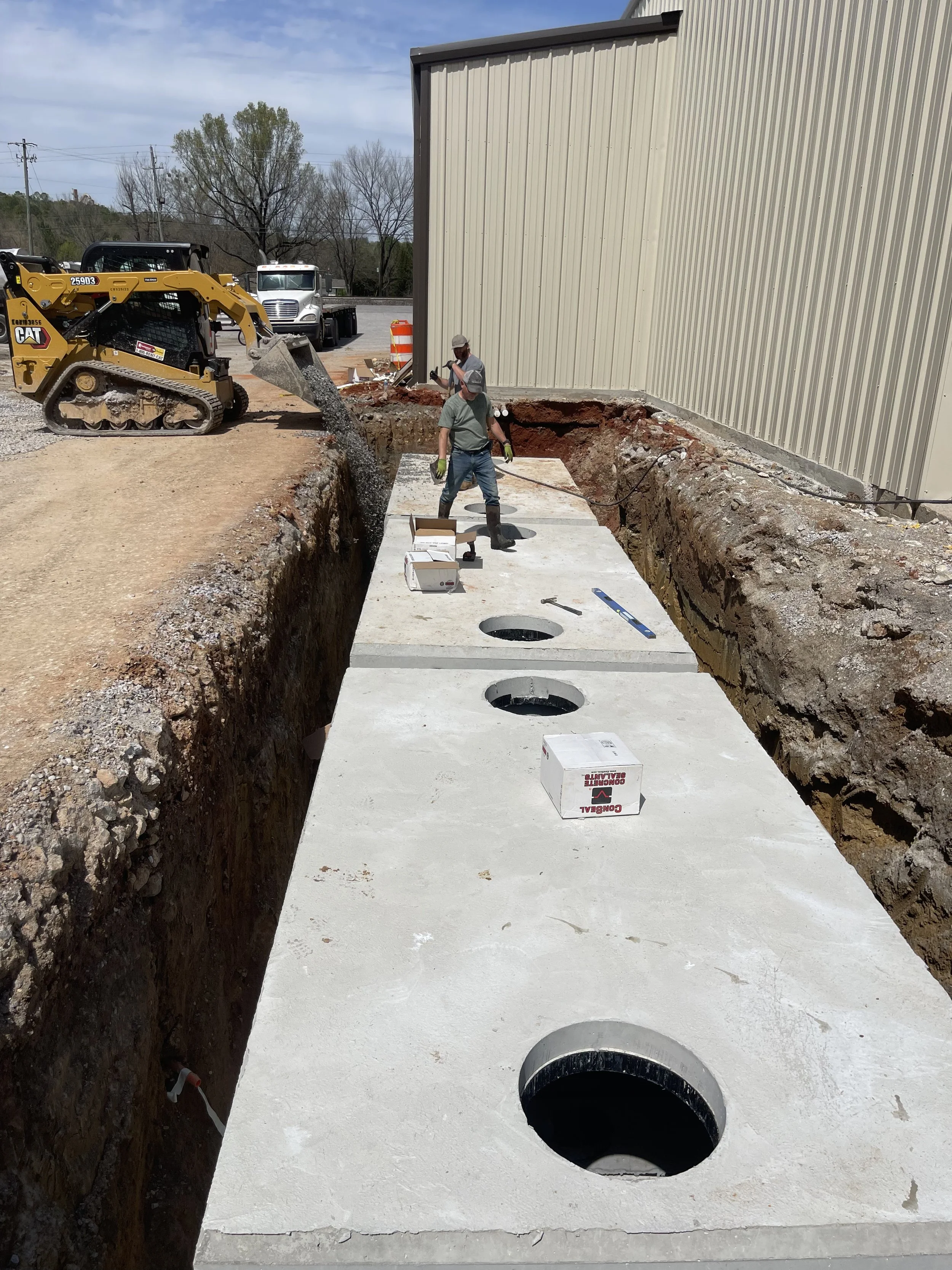 Car Wash Reclaim Tanks — Mitchell Concrete