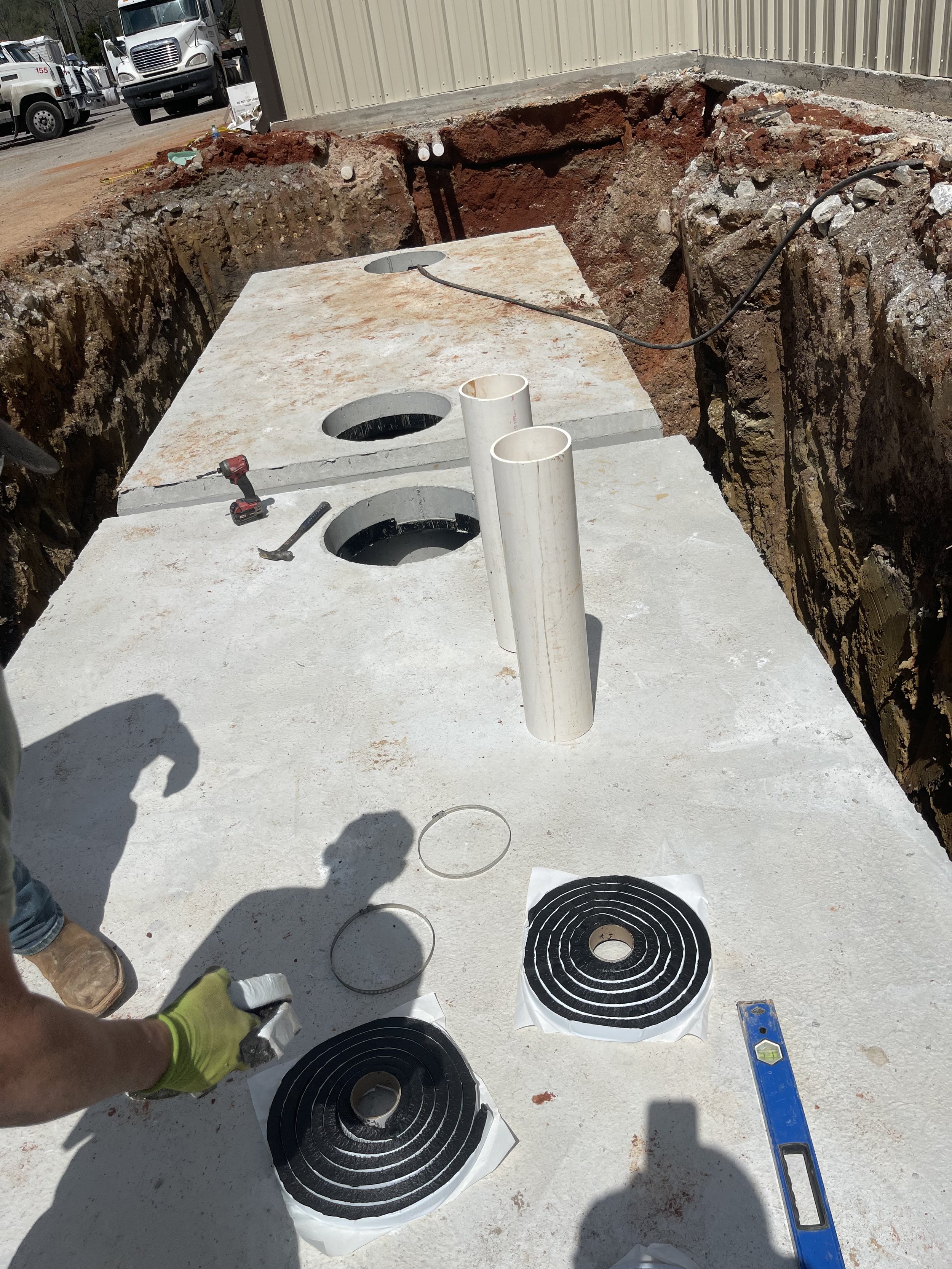 Car Wash Reclaim Tanks — Mitchell Concrete