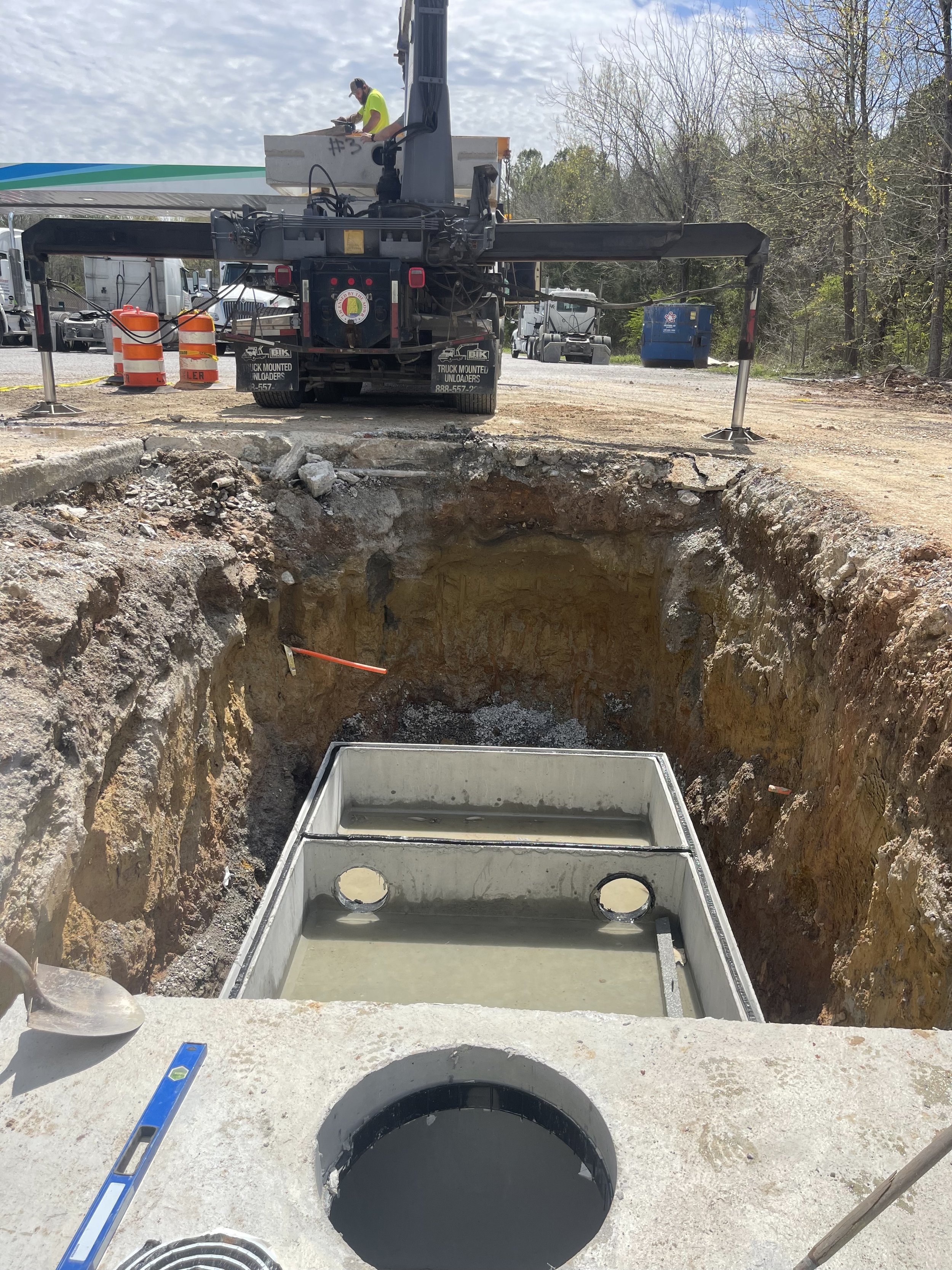Car Wash Reclaim Tanks — Mitchell Concrete