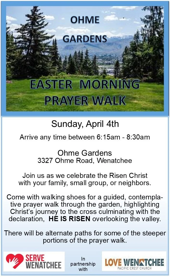 Easter Sunrise Prayer Walk — Serve Wenatchee Valley