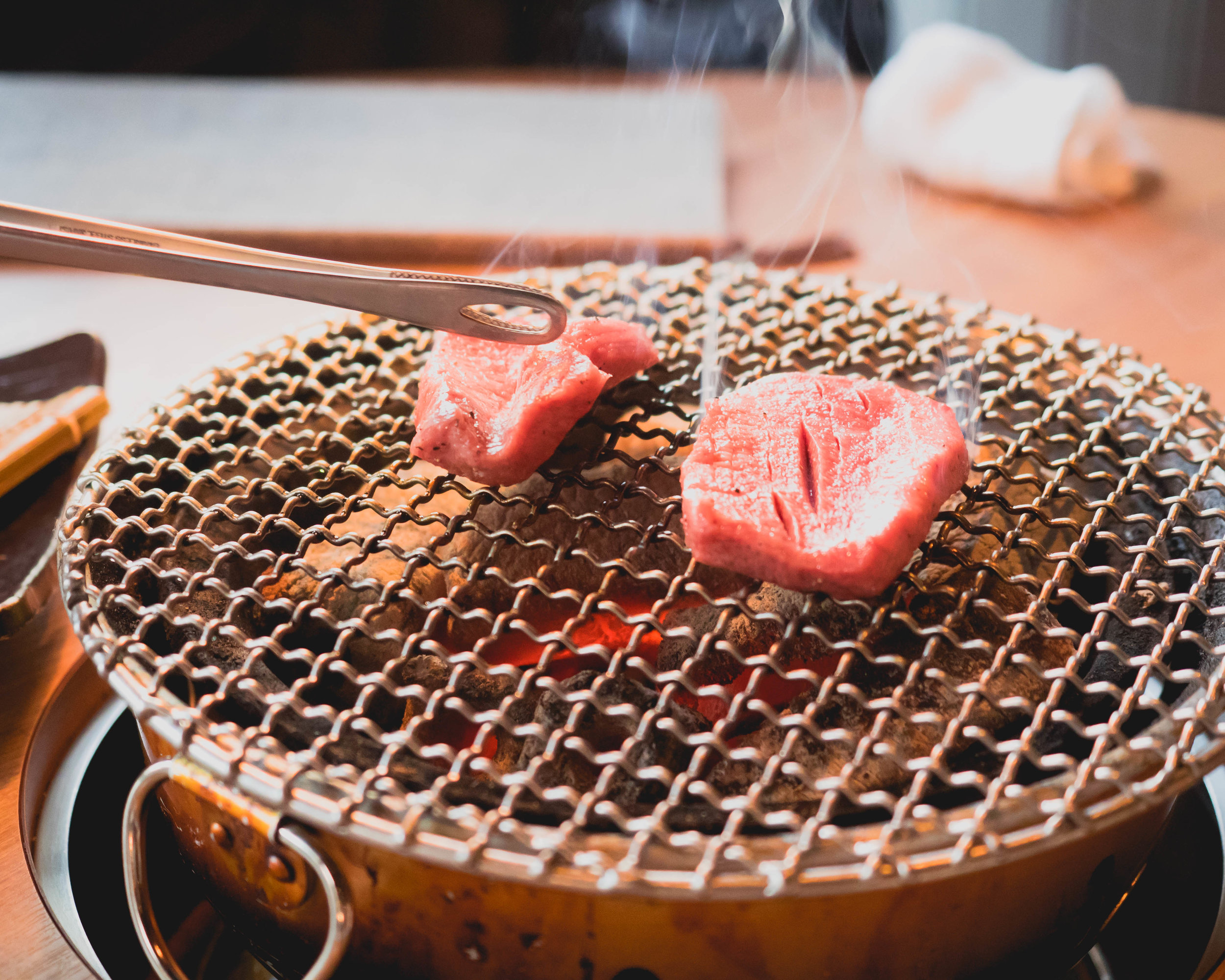 sumibi yakiniku nakahara, tokyo. — reservation for two