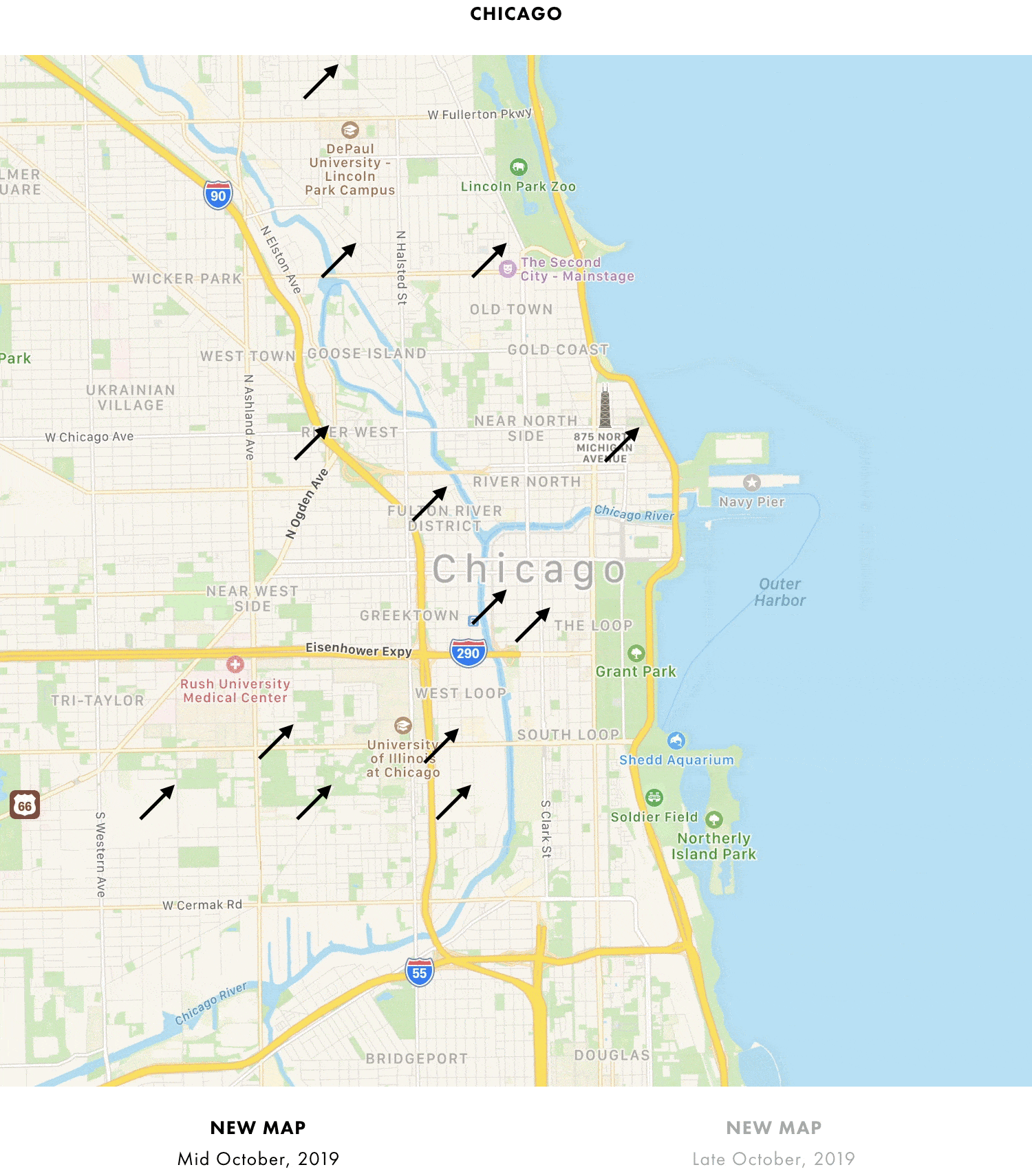Apple’s New Map, Expansion #6: Parts of the Midwest & Western U.S.