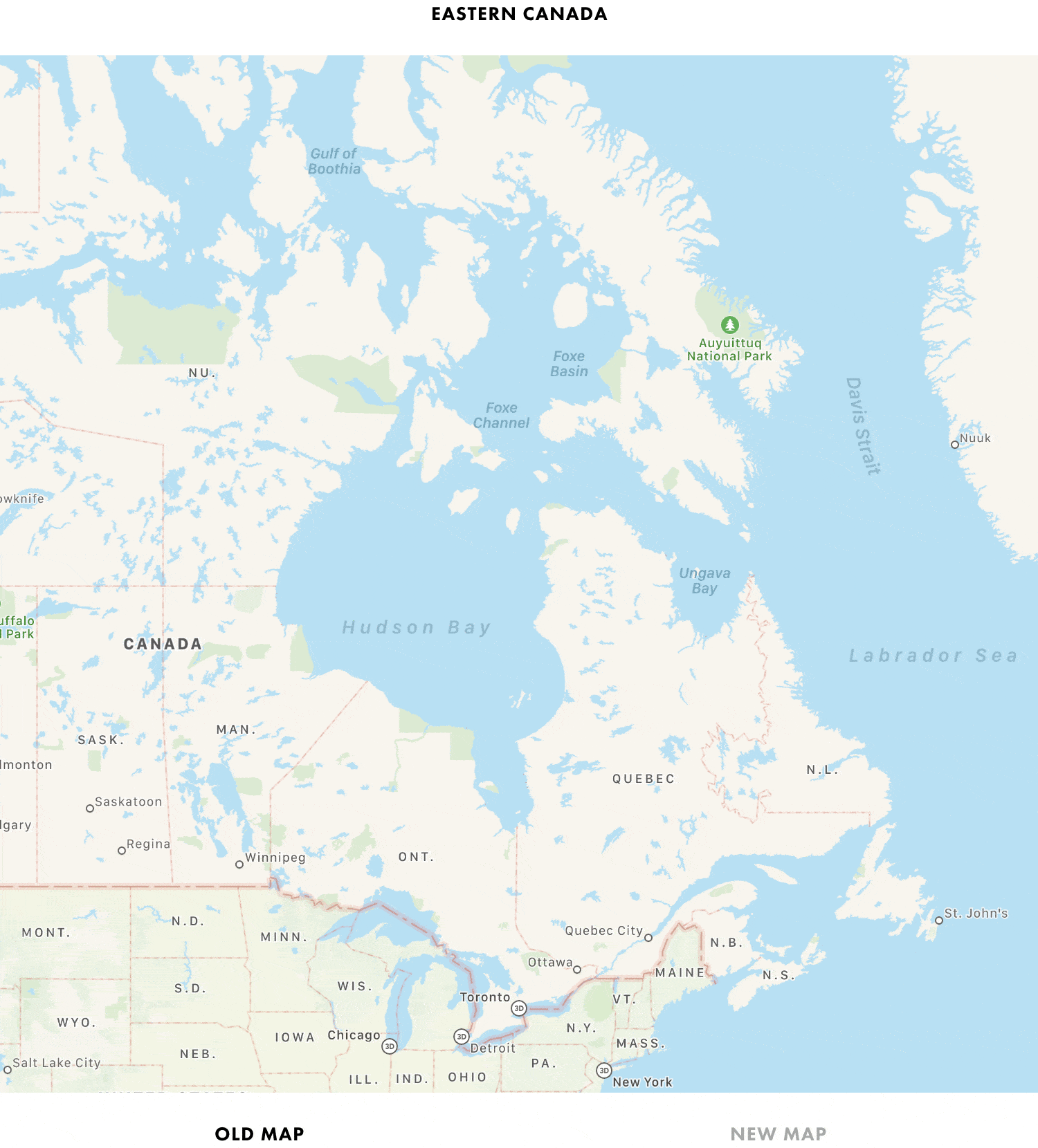 Apple’s New Map, Expansion #10: Canada