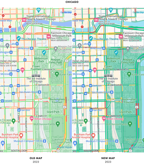 Google Maps Testing New Apple Maps-Inspired Map Style