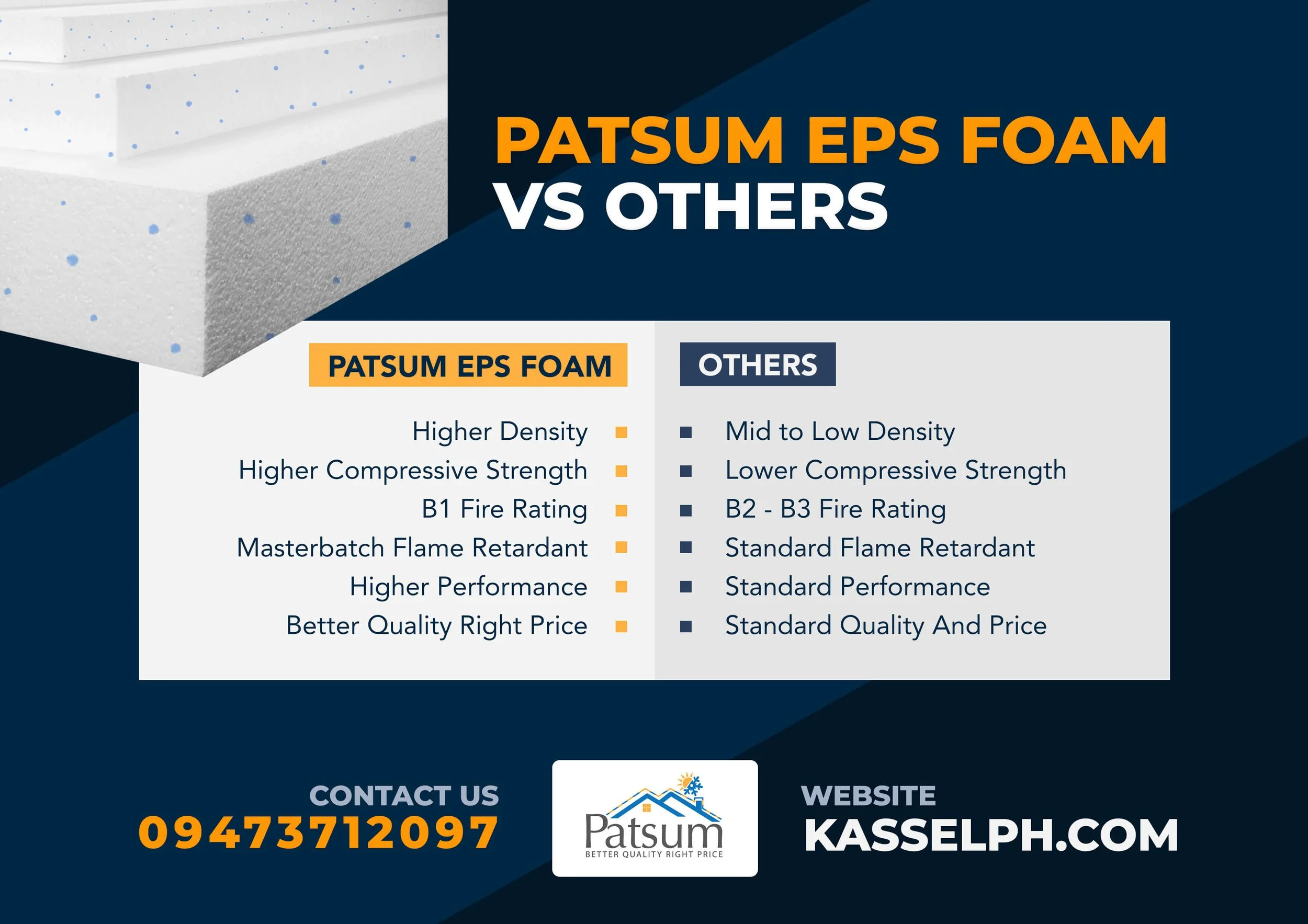 EPS Foam — Kassel Insulation Supplier Philippines