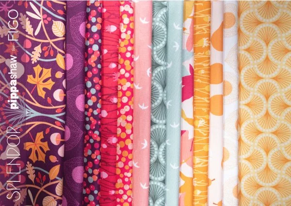 presenting 'Splendor' for FIGO Fabrics — Pippa Shaw pattern / art