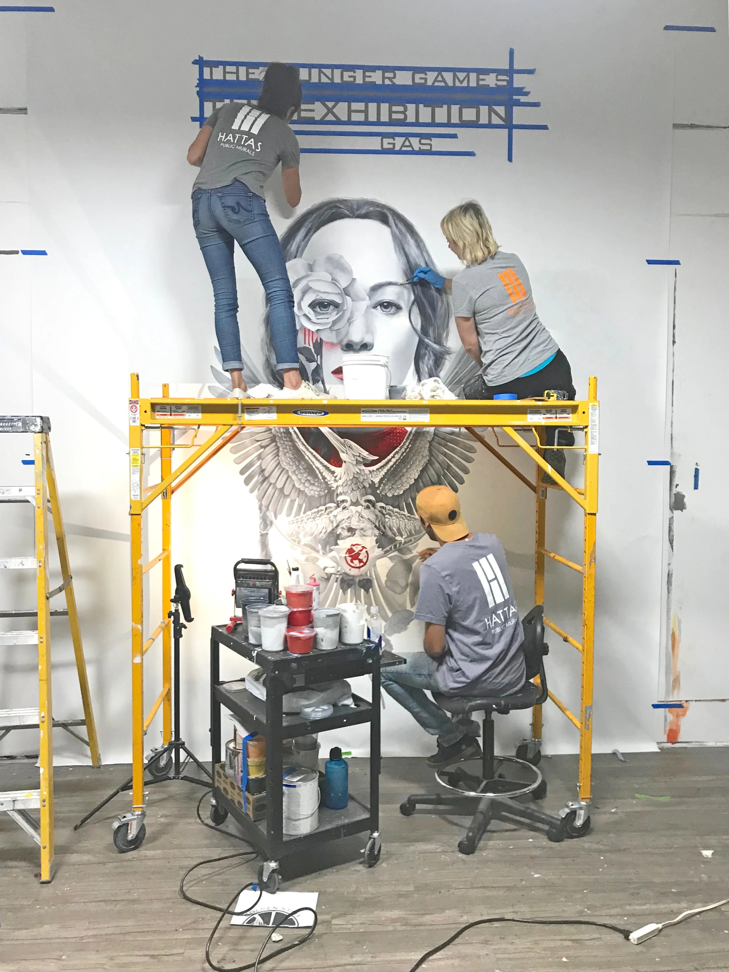 HATTAS | Muralists LA | Mural Company | Corporate and Business Custom ...