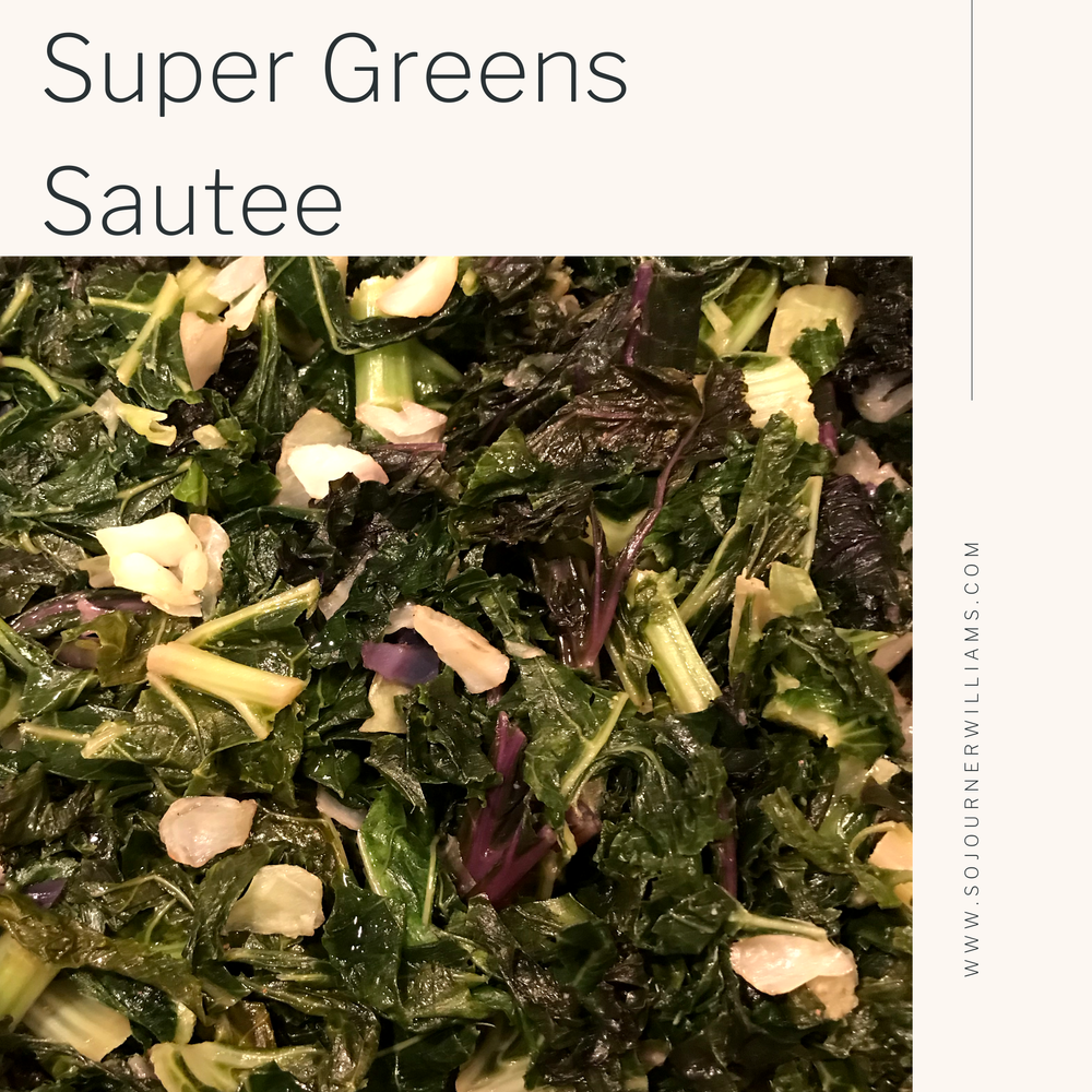 Super Greens Sautee — Sojourner Williams Yoga