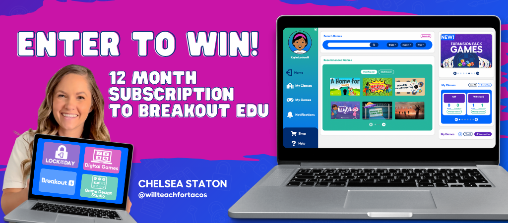 Social Partner Giveaways — Breakout EDU