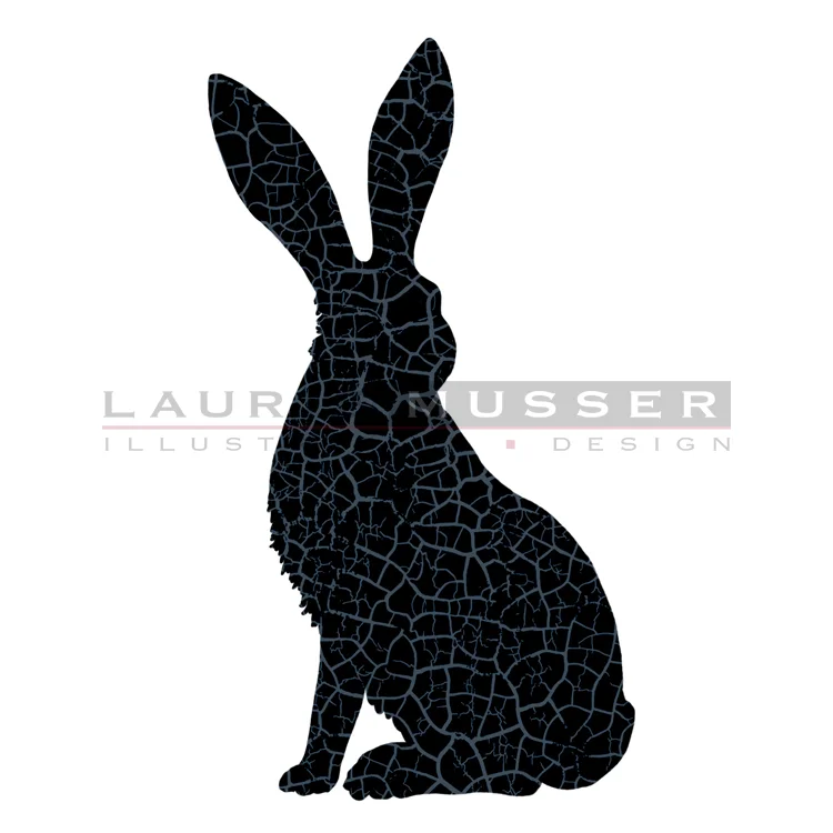 Jack Rabbit Silhouette