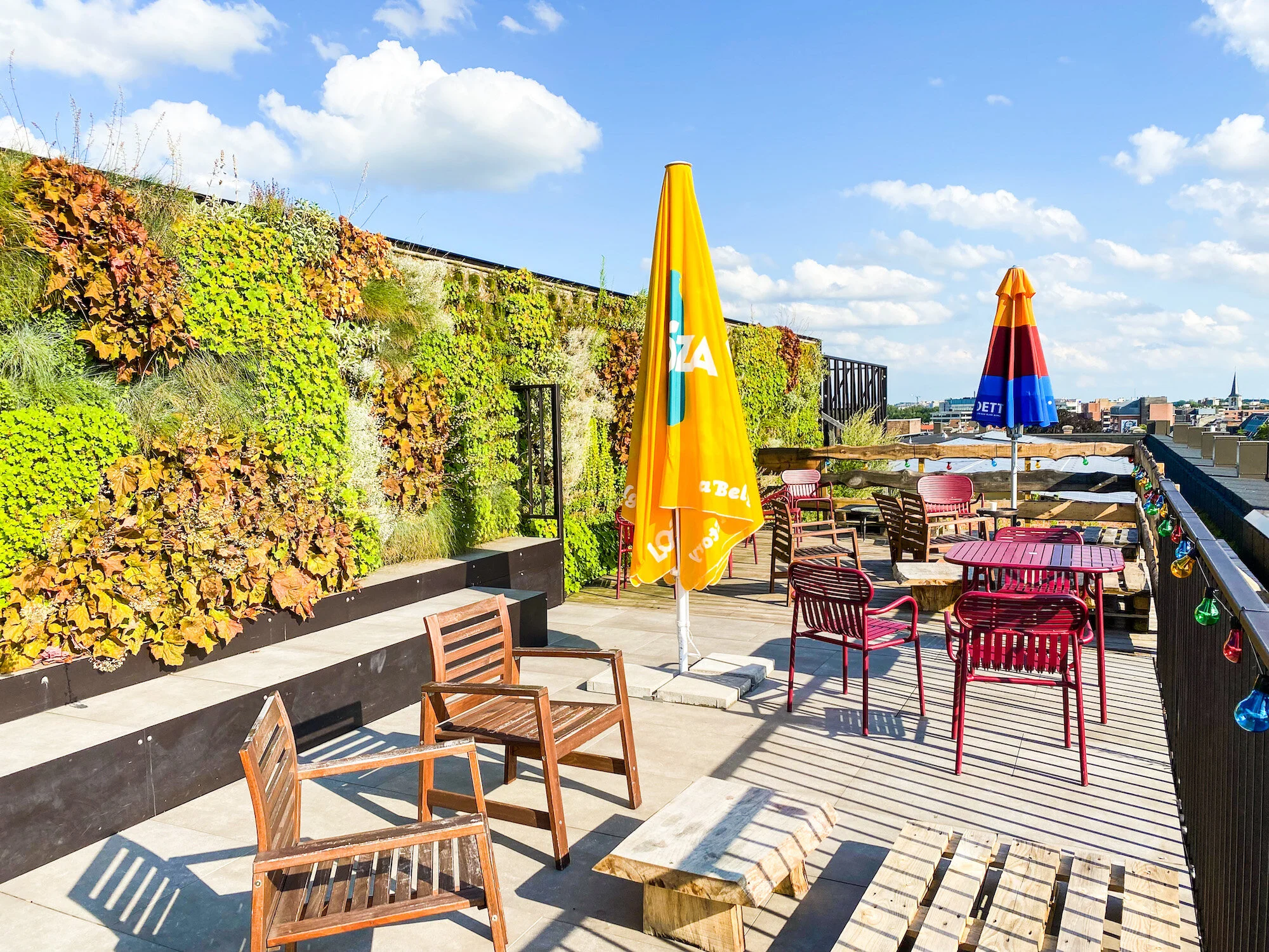 Dakterrassen bij Yust in Antwerpen — Get Out Of Town