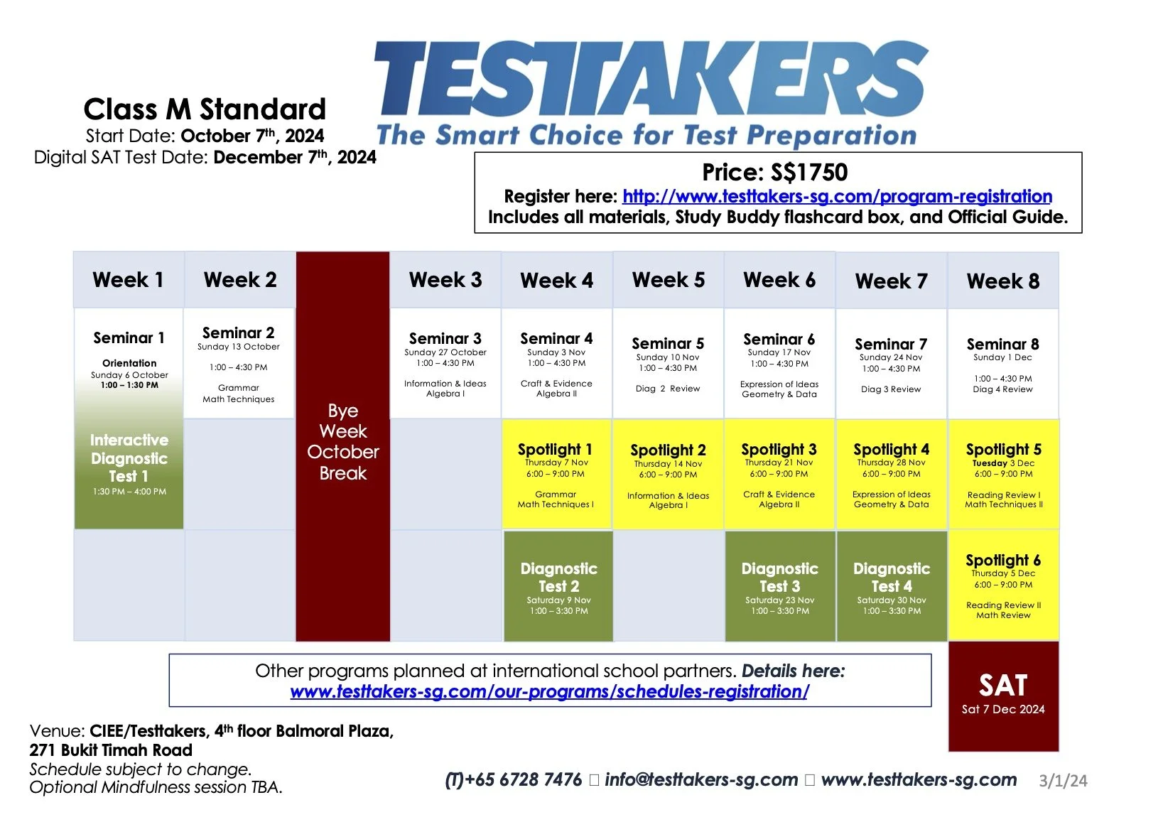Our Test Preparation Programs