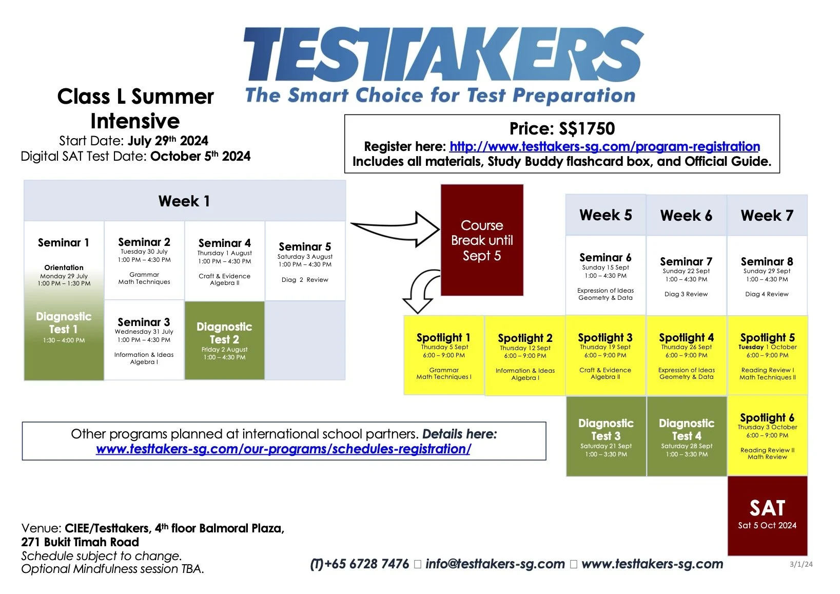 Our Test Preparation Programs