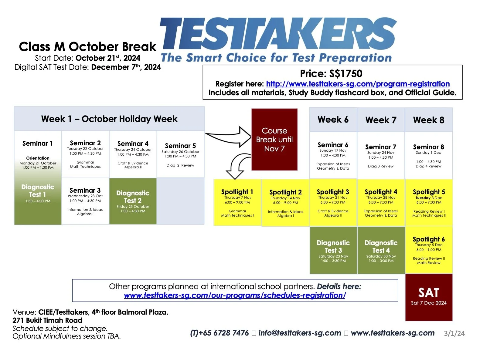 Our Test Preparation Programs