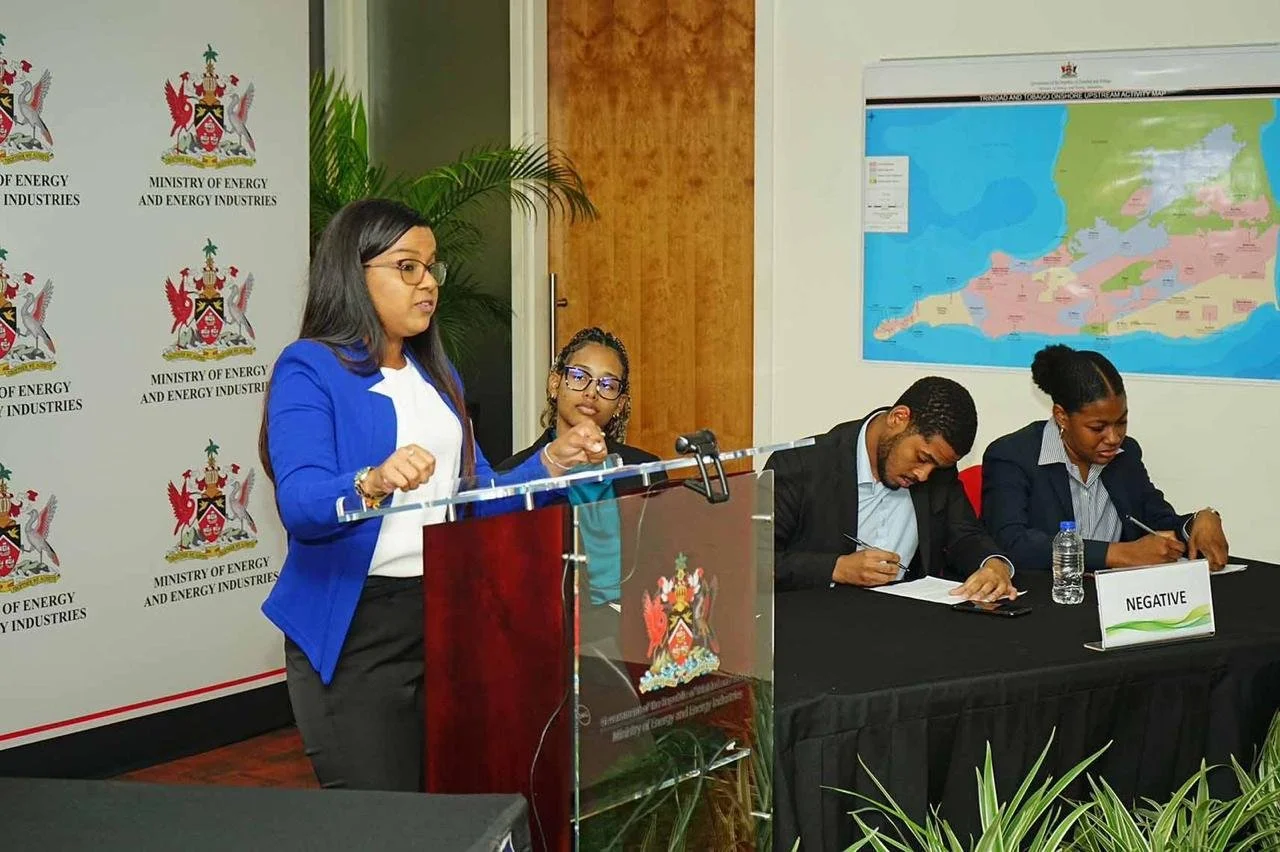 MEEI hosts energy debate with 35 interns — Energy Chamber of Trinidad ...
