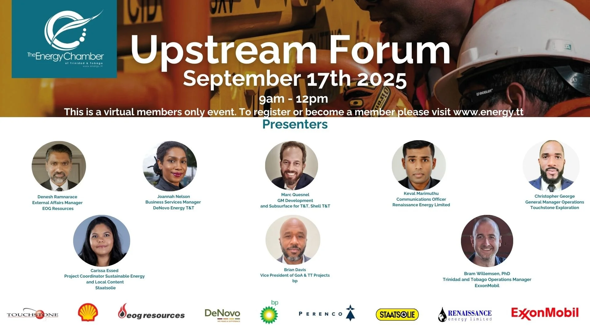 Upstream Forum — Energy Chamber of Trinidad and Tobago