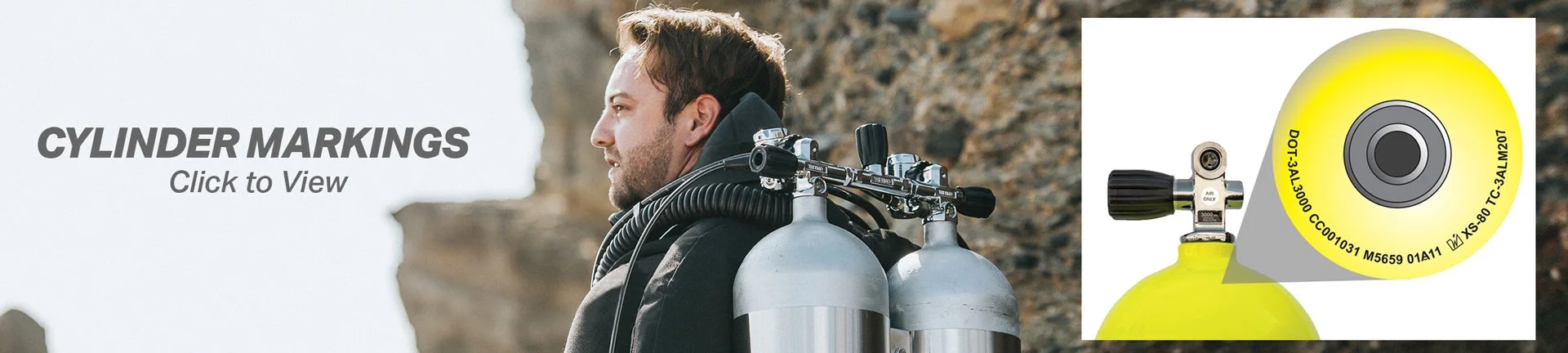 FABER Steel Cylinders - Painted Gun Metal Gray — XS Scuba - Everything ...