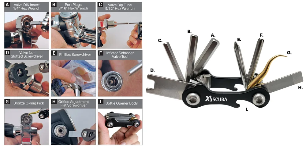XS Scuba Scuba Multi-Tool — XS Scuba - Everything For The Perfect Dive