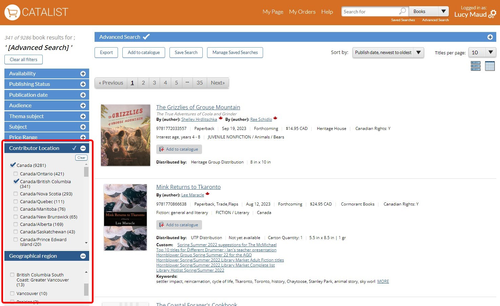 Easier with BookNet: Finding Canadian-authored content using CataList ...