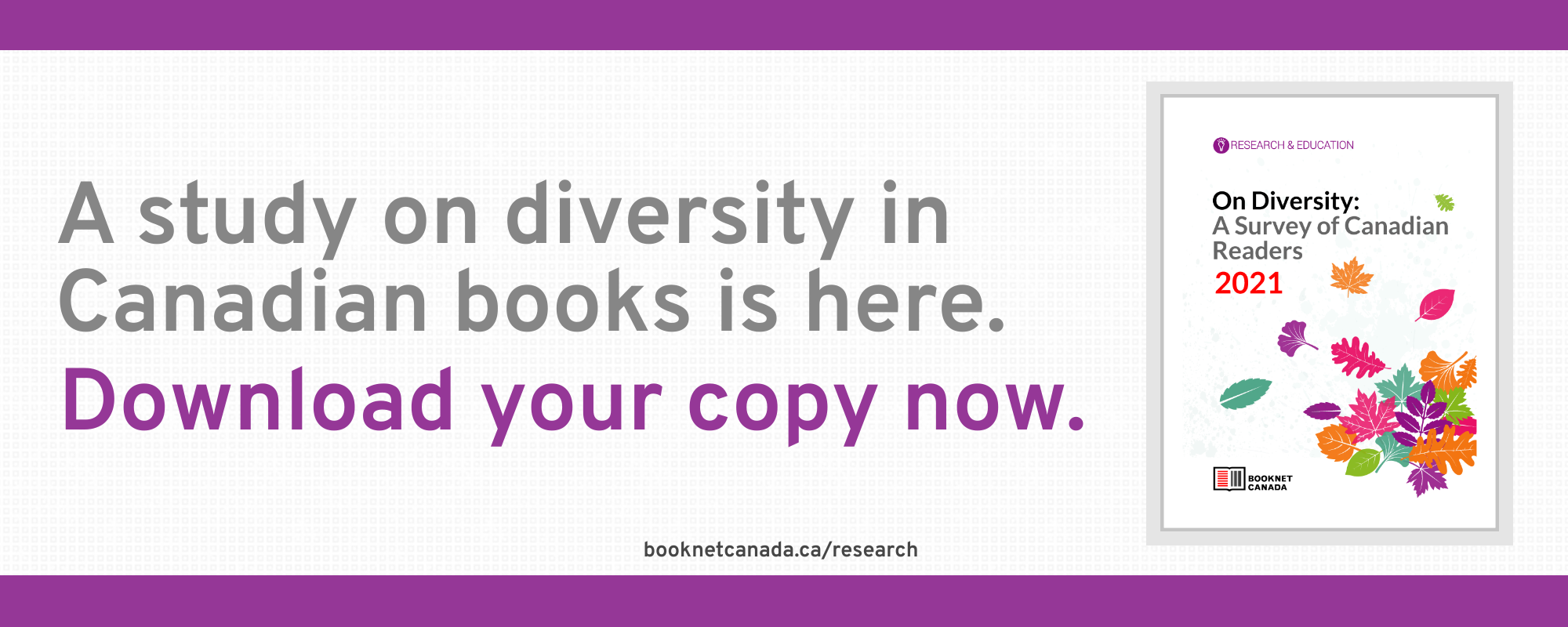 On Diversity: A Survey of Canadian Readers 2021 — BookNet Canada